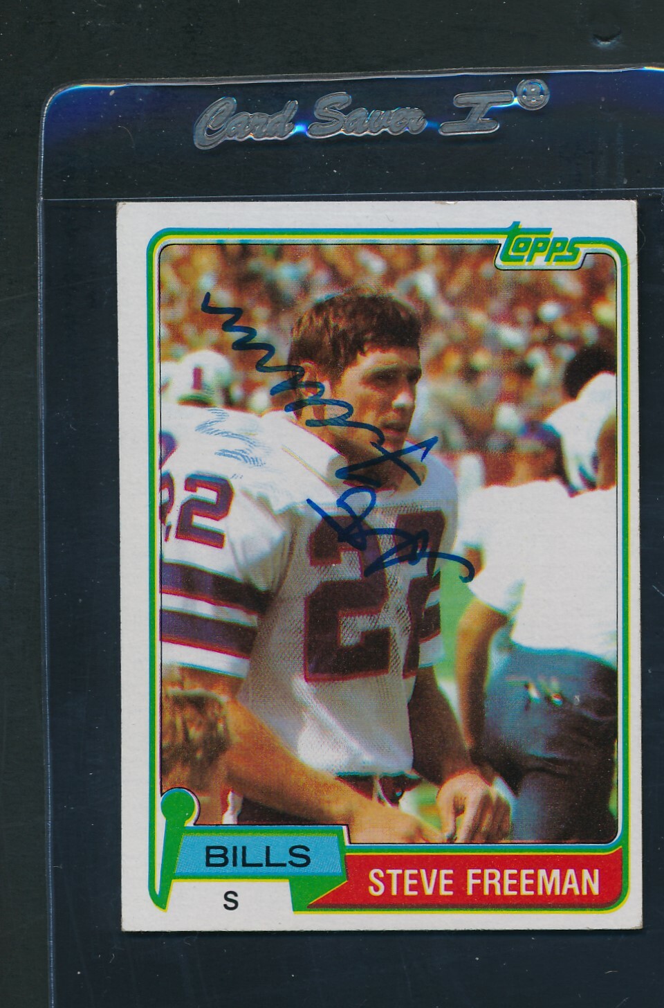 1981 Topps #443 Steve Freeman Bills Signed Auto *33668 | eBay