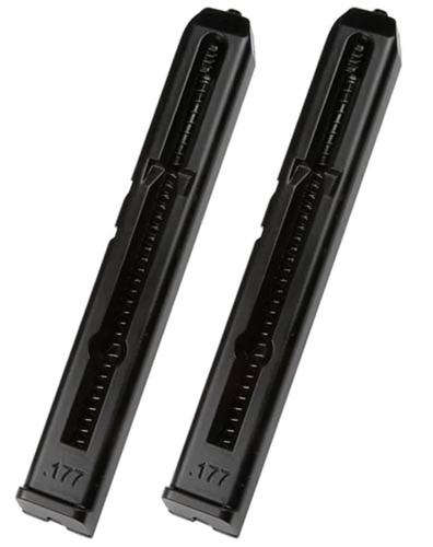 2 Pack Umarex Metal CO2 BB Gun 4.5MM Magazine 19 Rounds for Elite II ...
