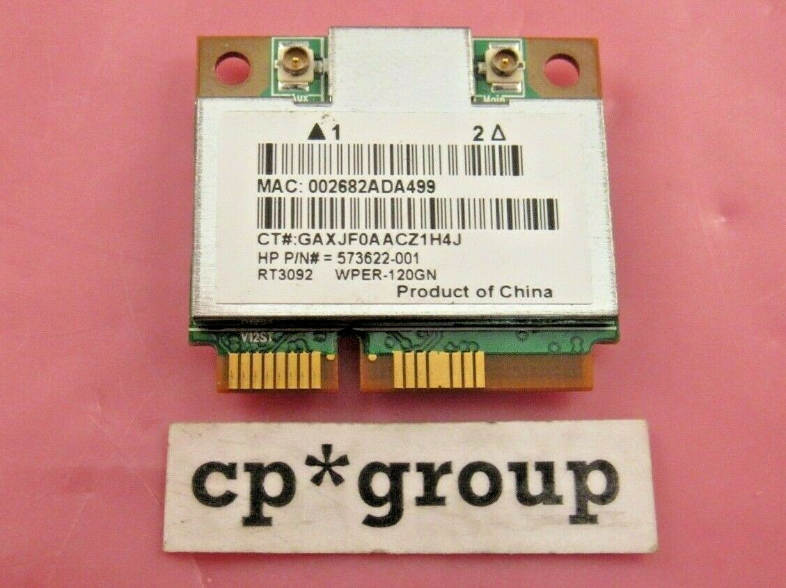HP 573622-001 Ralink Rt3092 WLAN Wireless Mini Card TouchSmart 300 600 ...