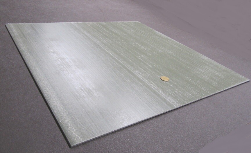 Fiberglass Sheet, Extren .125" x 24" x 24" Olive Green | eBay