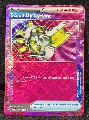 🔥Scoop Up Cyclone 162/167 Twilight Masquerade ACE SPEC True Pokemon ...