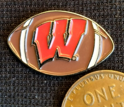 NCAA Wisconsin University Badgers Football Pin by WinCraft | eBay
