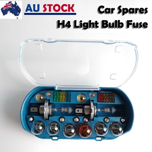 30pc Car Emergency Light Bulb Spare Fuse Replacement Kit H4 Light Bulb ...