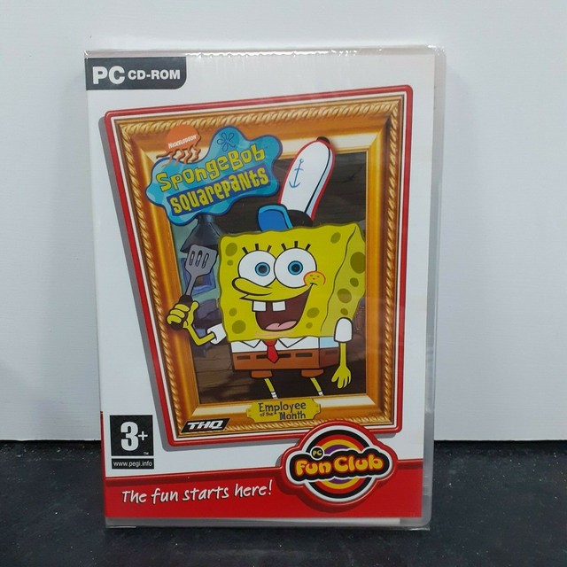 PC Fun Club Spongebob Squarepants Employee of The Month (pc Cd) Very ...
