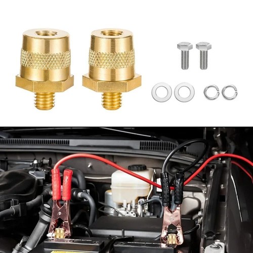 Brass Battery Post Terminals M8 M8 Connector Terminal Car Battery ...