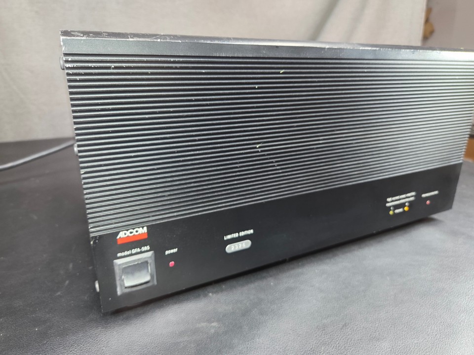 Adcom GFA- 585 Limited Edition Power Amplifier Numbered Parts Repair ...
