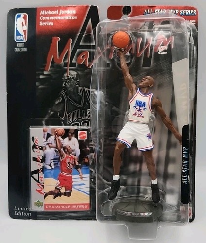 NIP Mattel NBA Max Air Michael Jordan 1996 All Star MVP Series Bulls ...