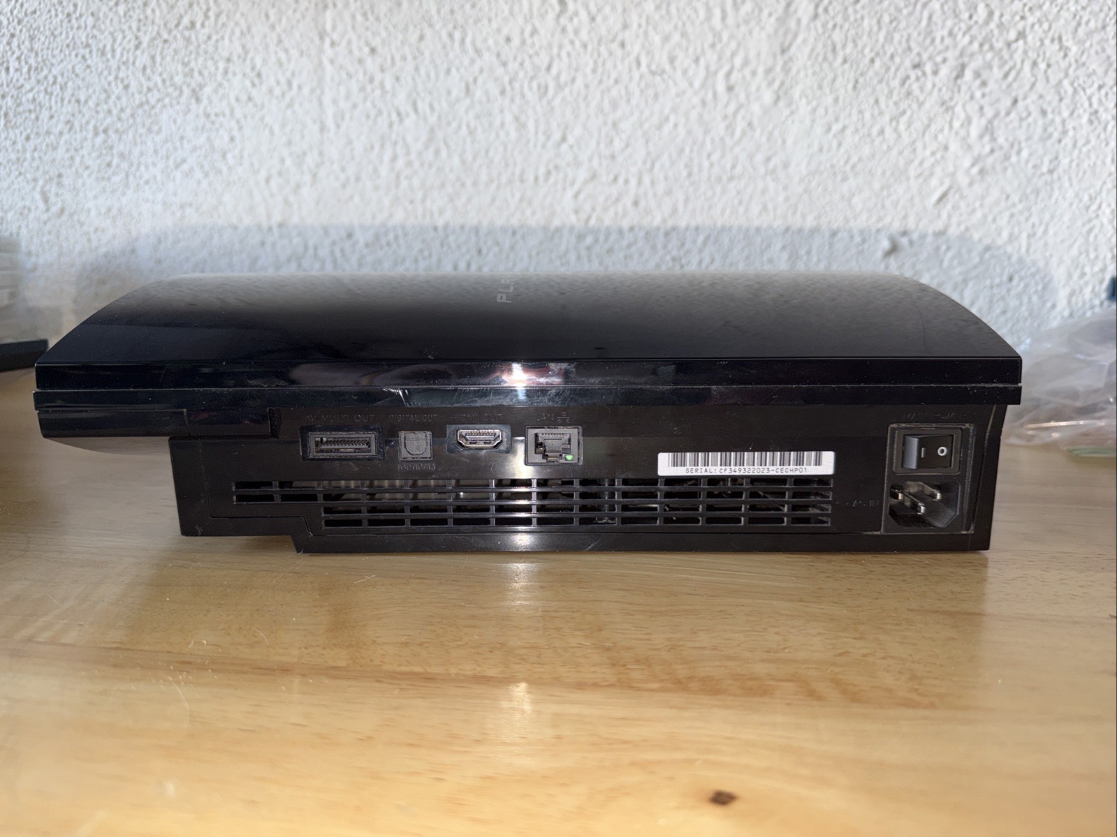 Sony PlayStation 3 PS3 Fat CECHP01 160GB Console Work Good System Only ...