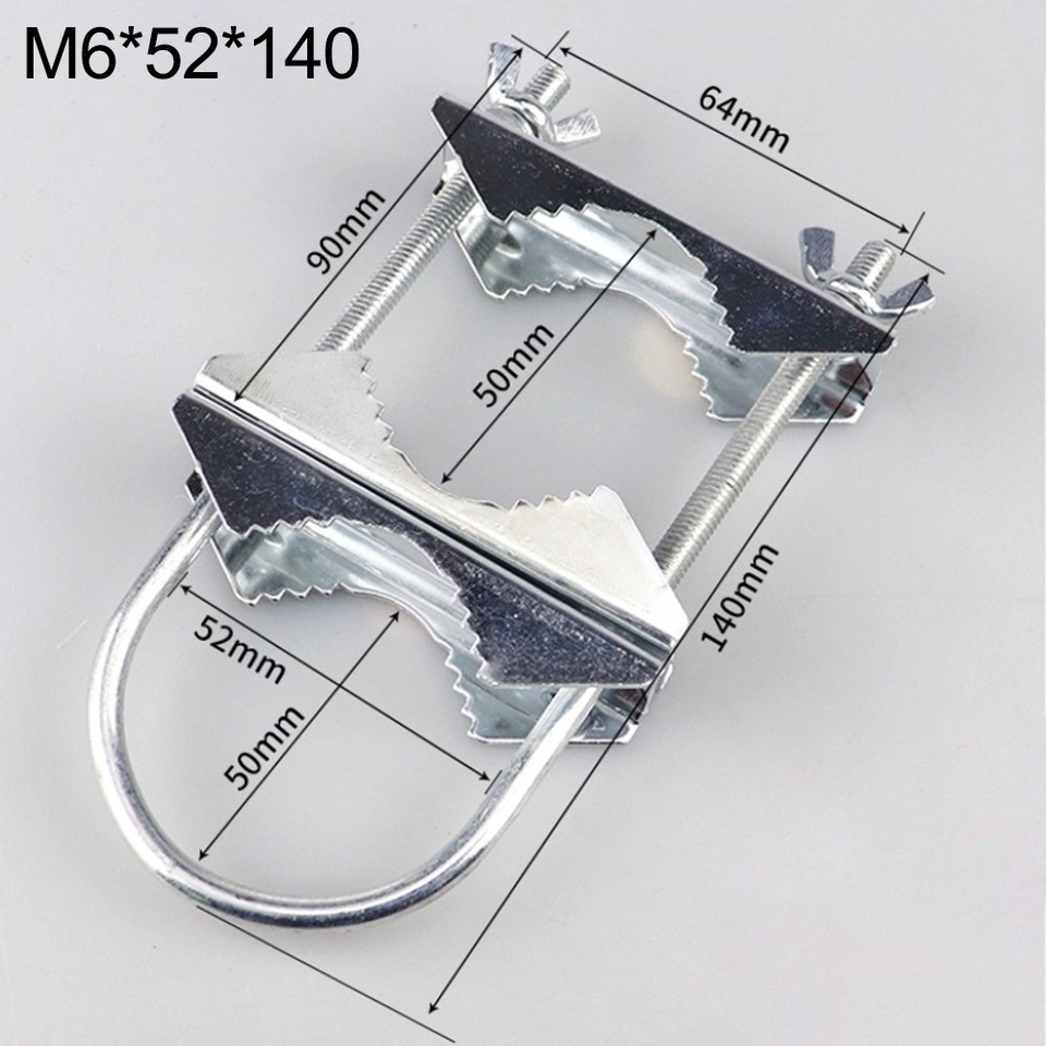 Metal Antenna Fixing Clamp for Secure Mounting on Poles 1 Inch to 18 ...