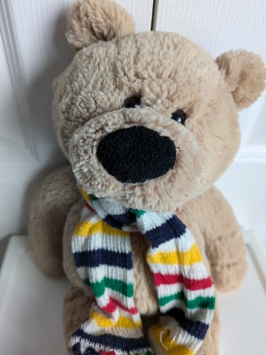 Hudson’s Bay Company HBC Plush Teddy Bear Pelly 2007 Striped Scarf ...