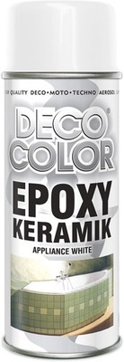 DECO COLOR PACK OF: WHITE EPOXY BATH SHOWER APPLIANCE SPRAY PAINT TOUCH ...