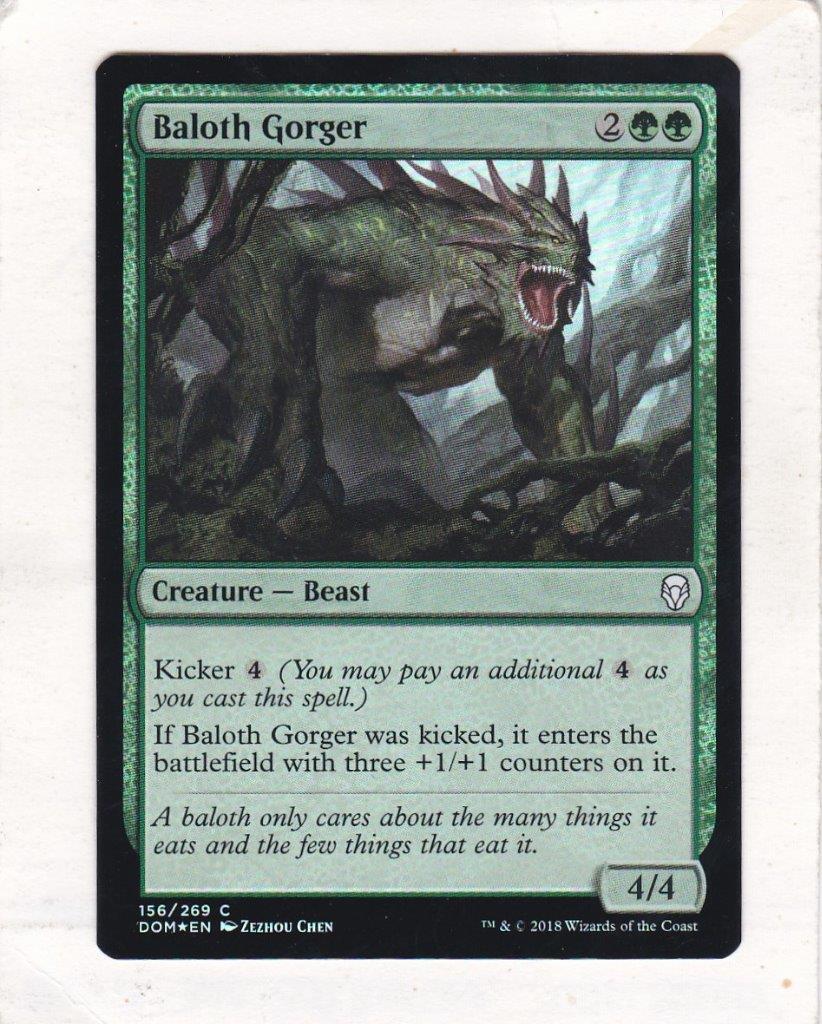 Magic: MTG: Dominaria: Foil: Baloth Gorger | eBay