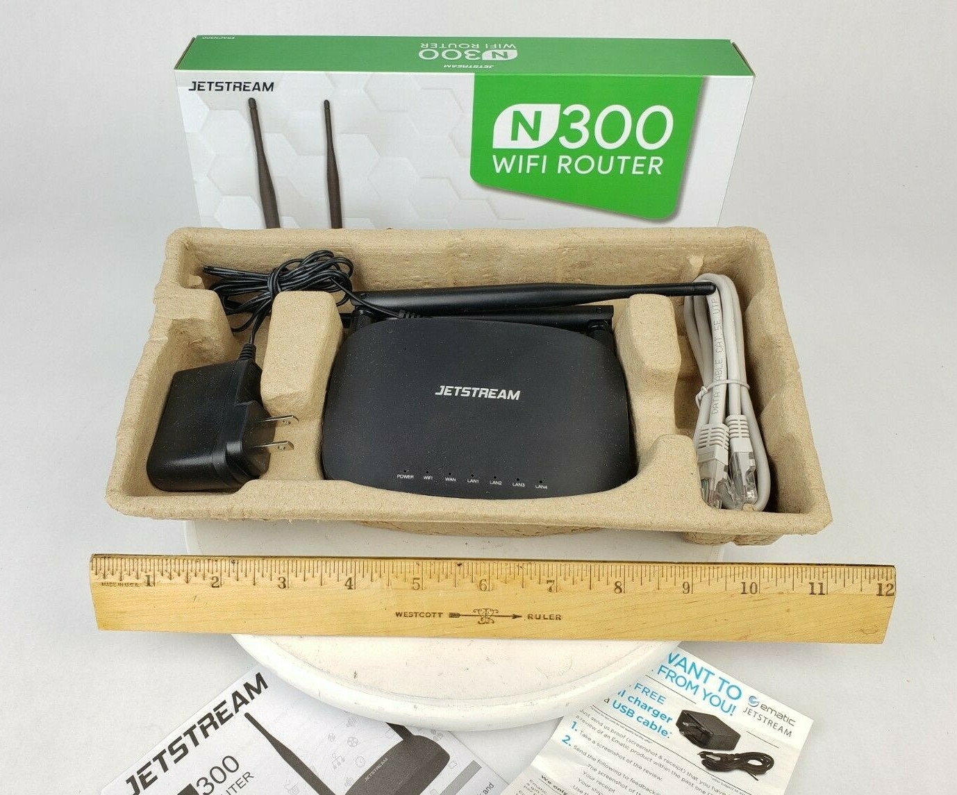 Jetstream N300 Wifi Router 2.4GHz 802.11 High Transfer Rate ERACN300 ...