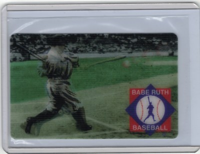 RARE Babe Ruth Baseball Card with Hologram and Serial Number - Recalled ...