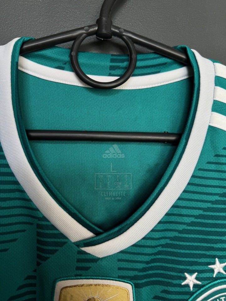 GERMANY NATIONAL TEAM 2018/2019 AWAY FOOTBALL SHIRT #13 MULLER ADIDAS ...