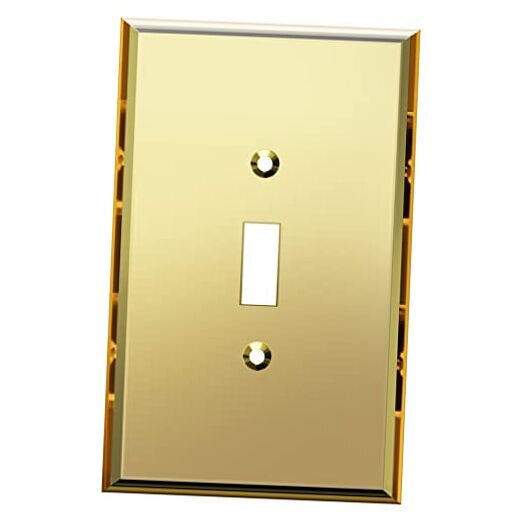Reflective Acrylic Toggle Switch Wall Plate, Mirrored Light Switch 1 ...