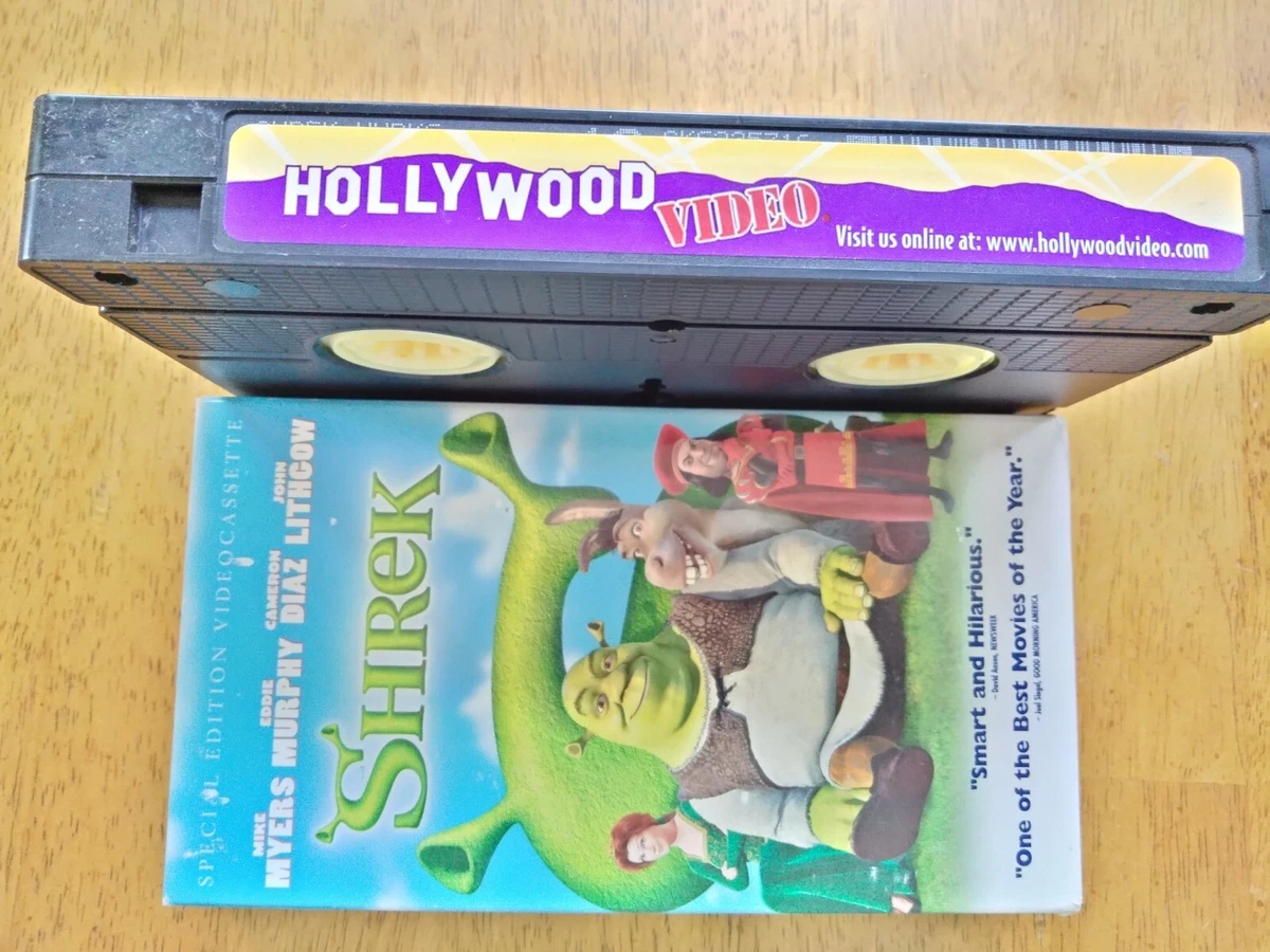 Original VHS Opening And Closing To Shrek UK VHS Tape, 47% OFF