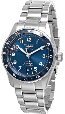 LONGINES Spirit Zulu Time Automatic 39MM Blue Dial Men's Watch ...