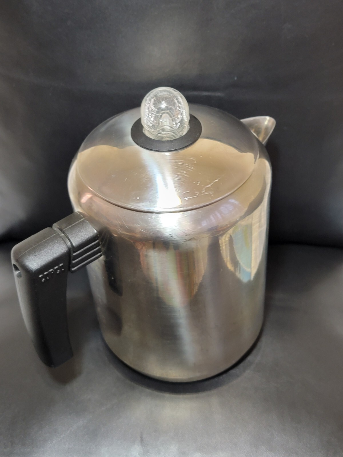 Vintage Stovetop Camping COPCO Percolator Coffee Pot 8 Cups Stainless ...