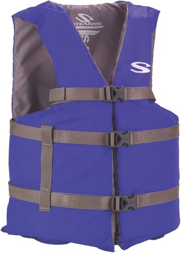 Adult Classic Series Life Vest, USCG Approved Type III Life Jacket with ...