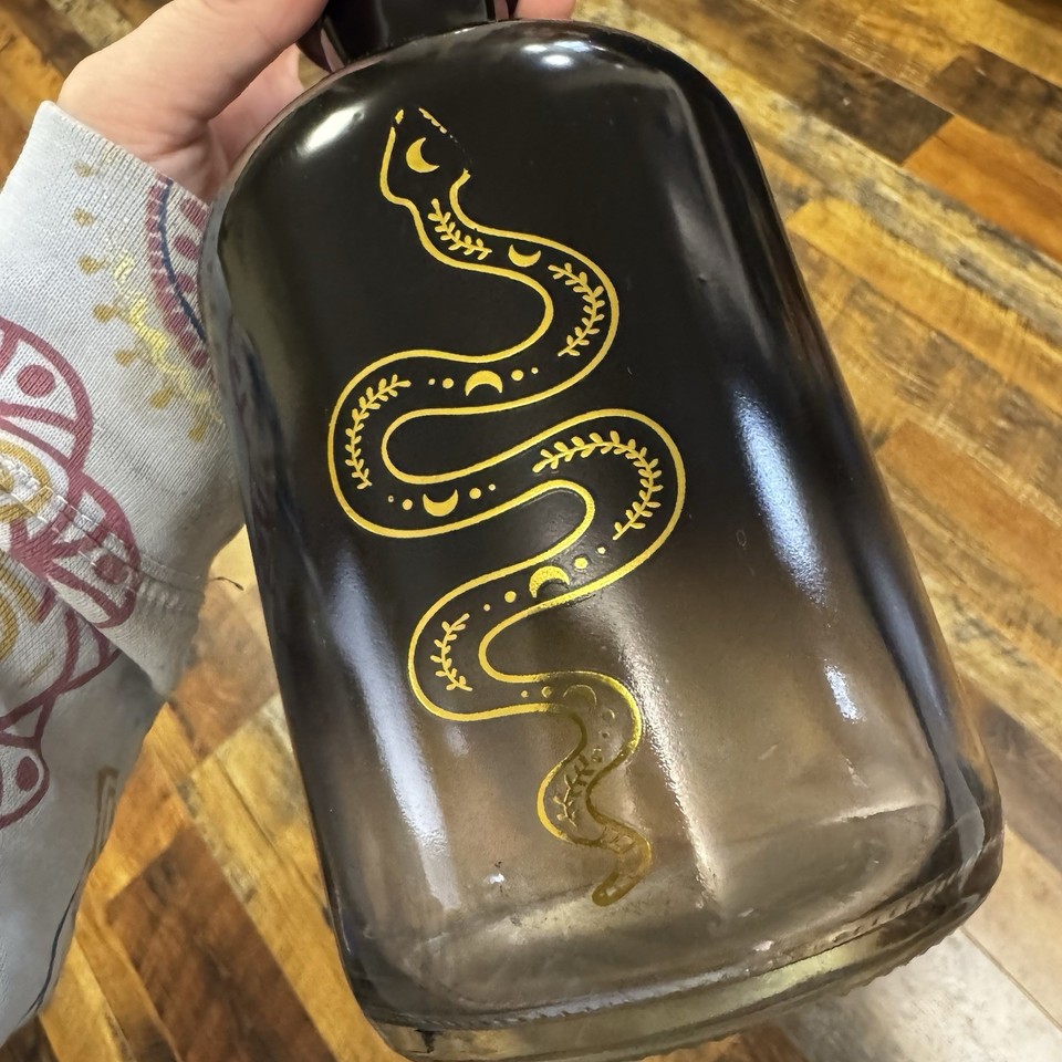 Glass Decanter POISON Snake Goth Halloween Decor Goth | eBay
