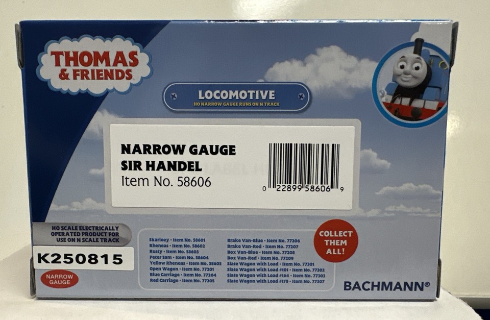 Bachmann HOn30 Scale Thomas & Friends Narrow Gauge Sir Handel Engine ...