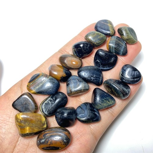 88g Natural Tiger Eyes Stone Specimen Quartz Crystal BLUE Healing G686 ...