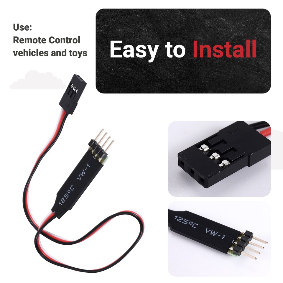 2X(Remote Control Board CH3 Light Control Module for the Model RC ...