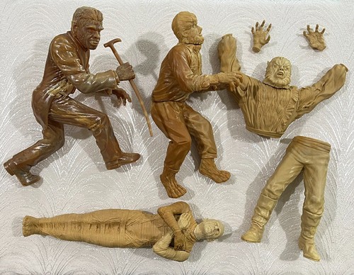 Four 1990’s Jeff Yagher Hollow-Cast Resin Monster Model Lot Wolfman ...