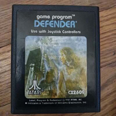 ATARI 2600 GAME CARTRIDGE Defender 1982 | eBay