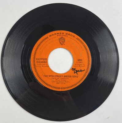 Harpers Bizarre The 59th Street Bridge Song (Feelin' Groovy) Vinyl 45 ...