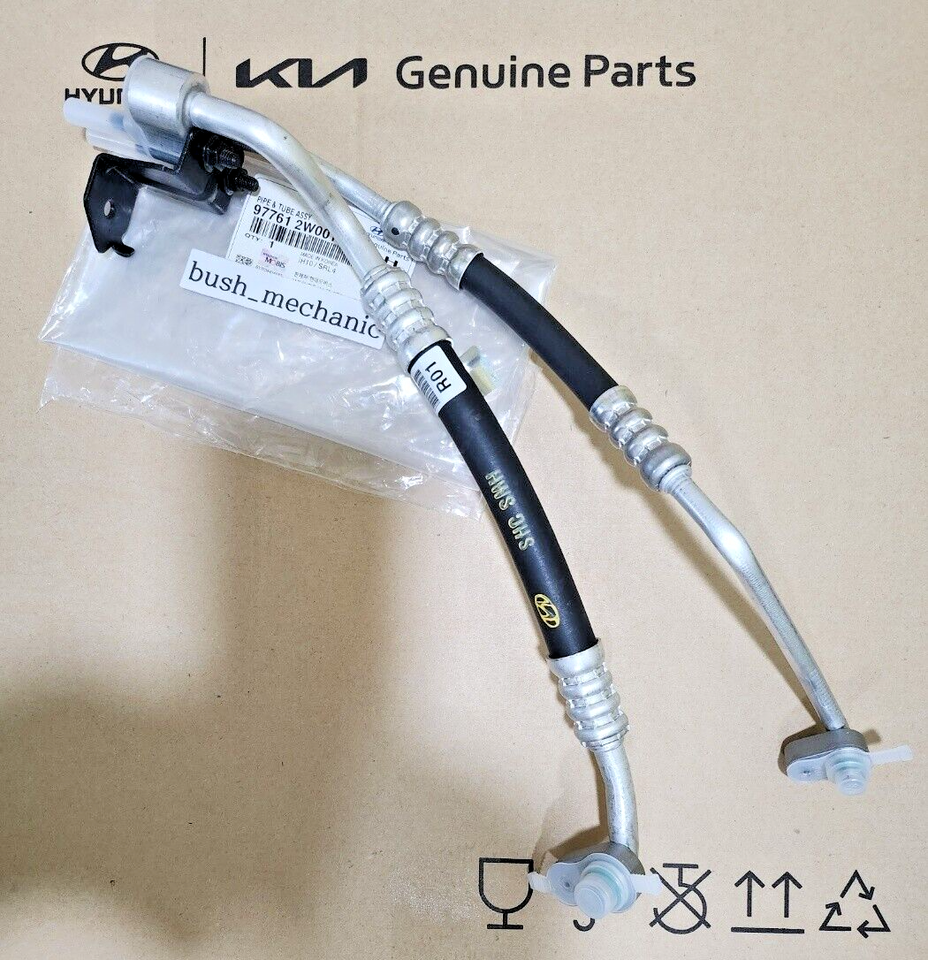 GENUINE OEM Hyundai Kia AC A/C Pipe Tube 977612W001 Santa Fe Sport | eBay