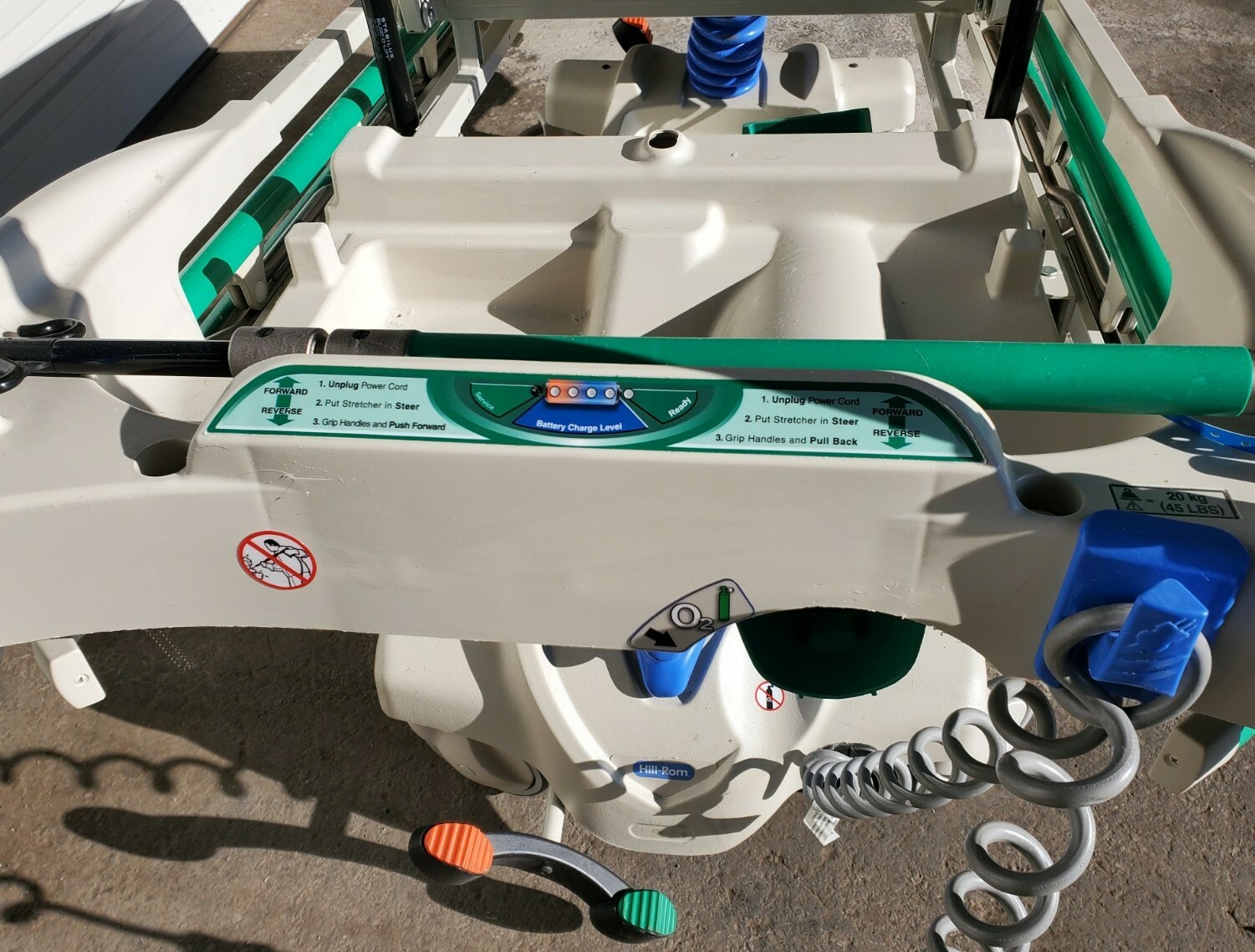 Hill-Rom P8000 Procedural Transport Stretcher w/ Intellidrive ...