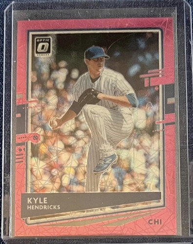 Kyle Hendricks 2020 Donruss Optic Pink Velocity Parallel /199 #145 ...