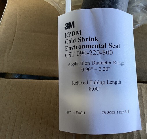 3M CST 090-220-800 EPDM Cold Shrink Environmental Seal 0.90 - 2.20 ...