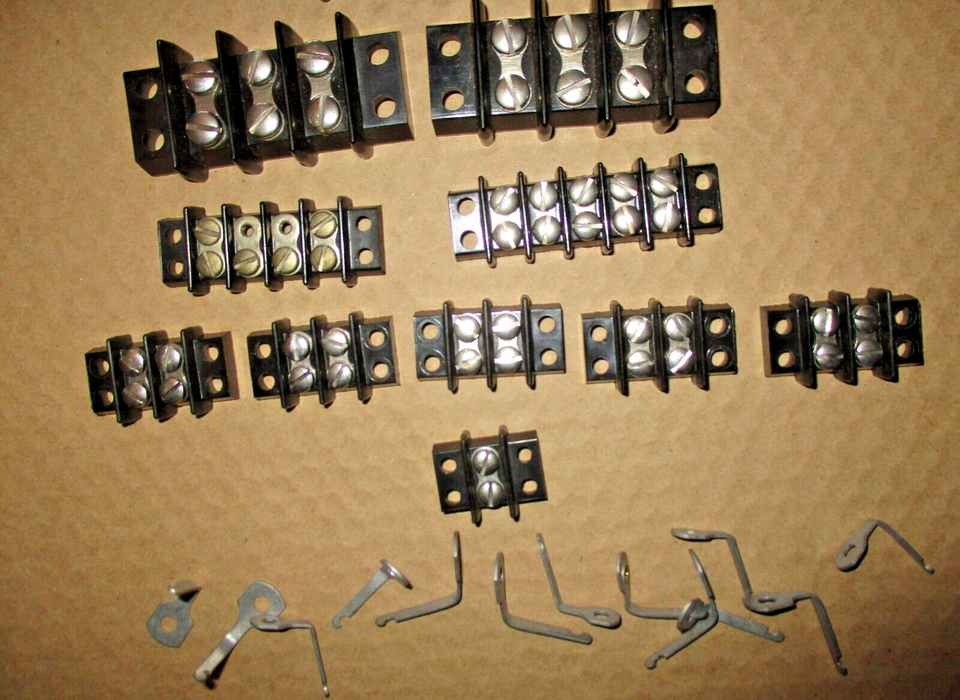 15 Assorted CINCH JONES Terminal Blocks w/12 extensions | eBay