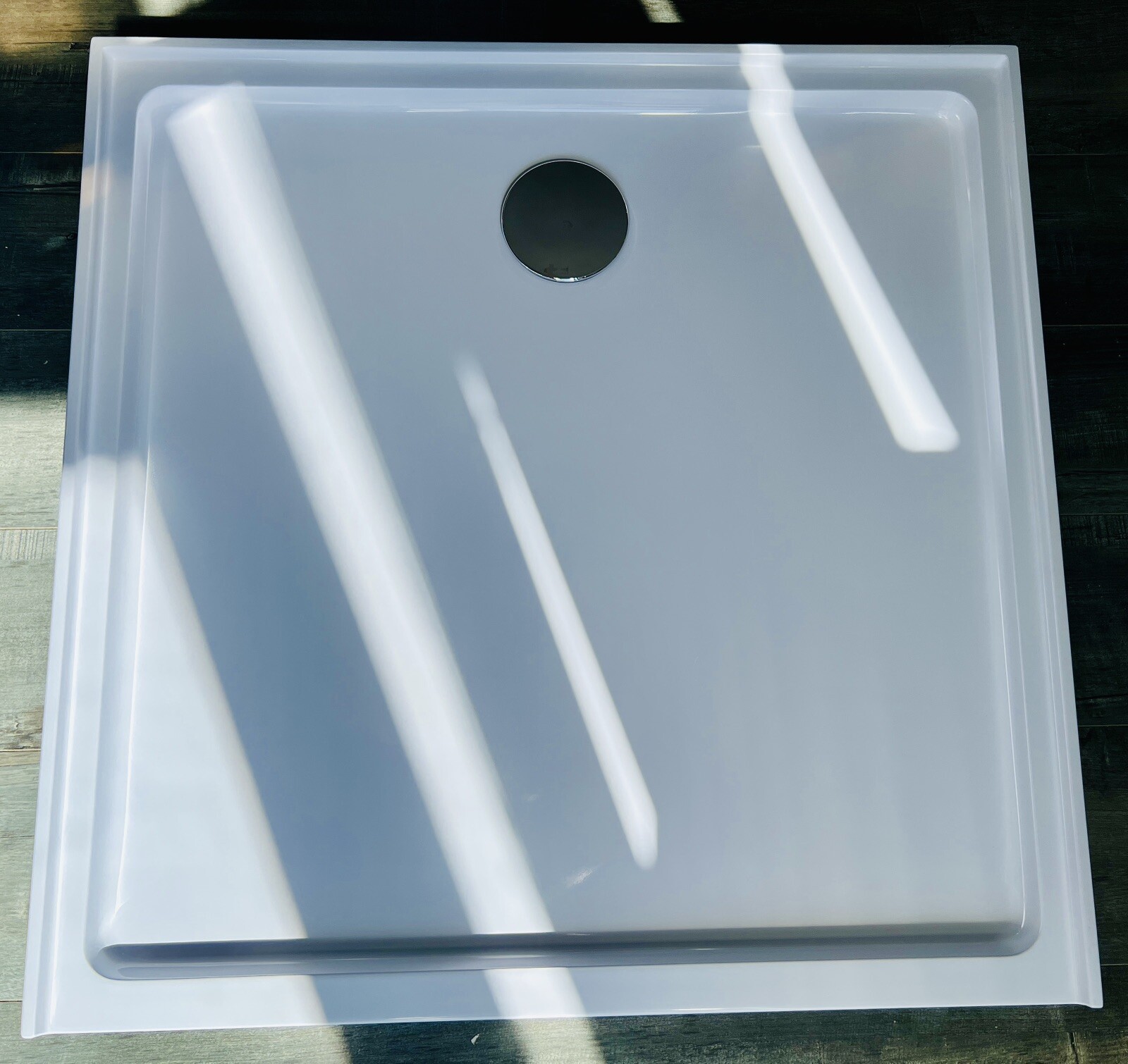 NEW Polymarble Shower Base 900x900x60mm | eBay
