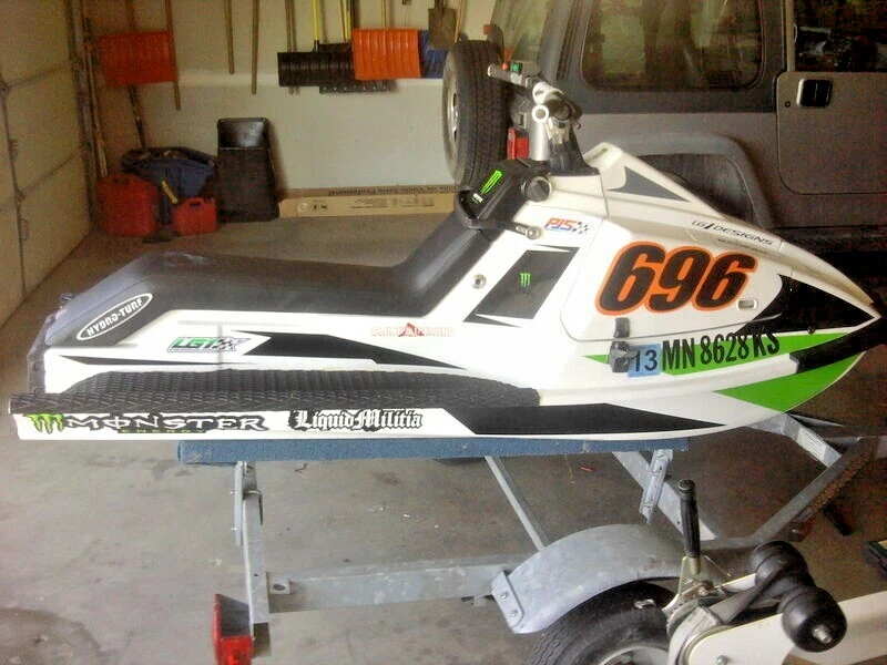 Silver Jet Ski Turf Pink