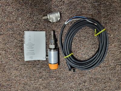 IFM Effector TN7530 New- cable, manual and stainless pipe tee included ...