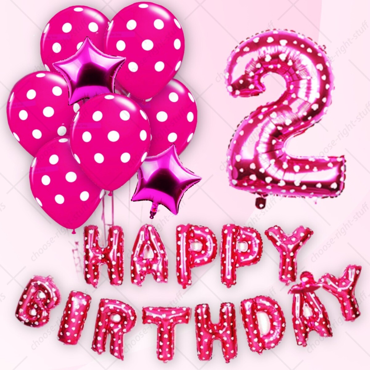 Happy 2nd Birthday Pink