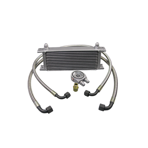 13 Row AN8 UNIVERSAL HIGH PERFORMANCE OIL COOLER KIT For 2JZGTE 7MGTE ...