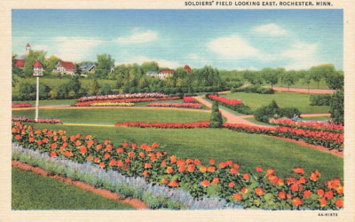 Postcard Soldiers Field Rochester Minnesota | eBay