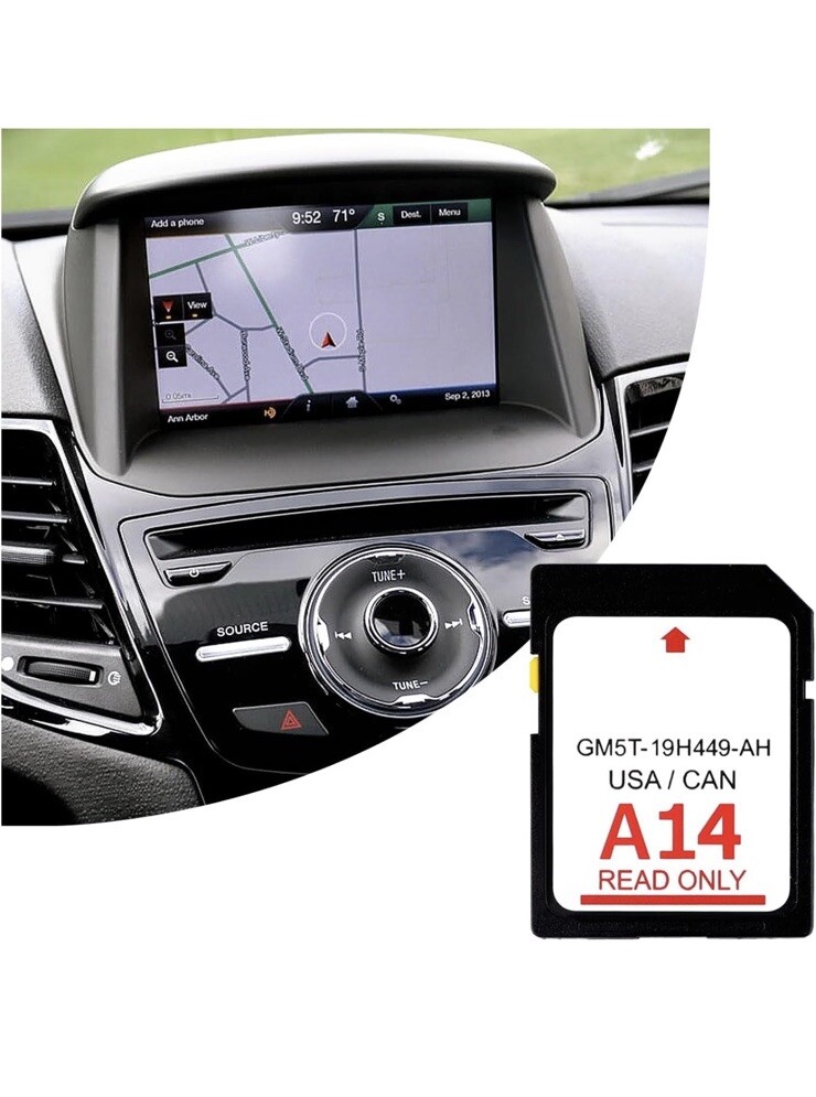 A14 Navigation SD Card,for US&Canada Maps Sync Navigation System SD ...