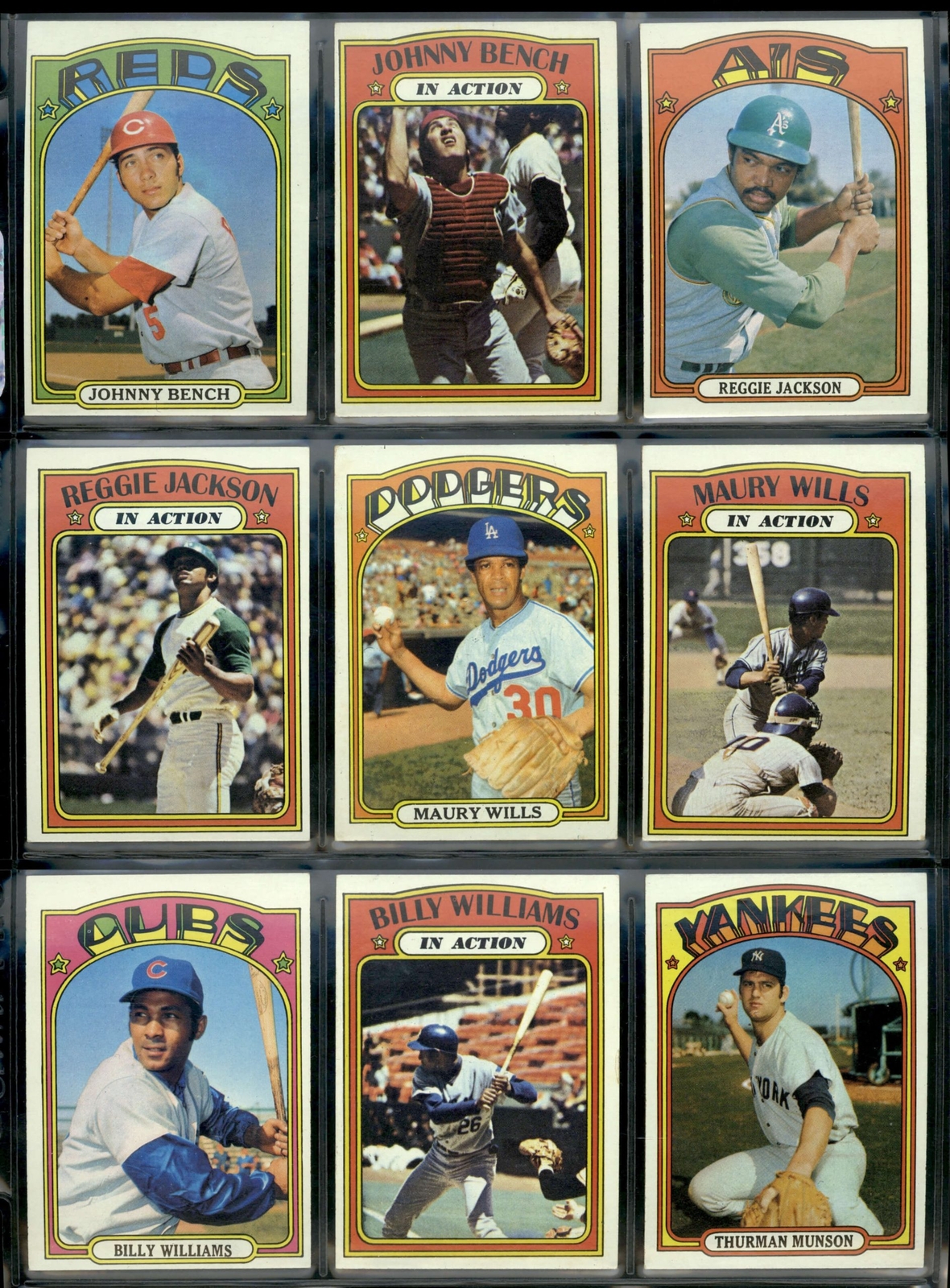 1972 Topps Baseball Complete Set 787 Aaron Mays Clemente Ryan Seaver ...