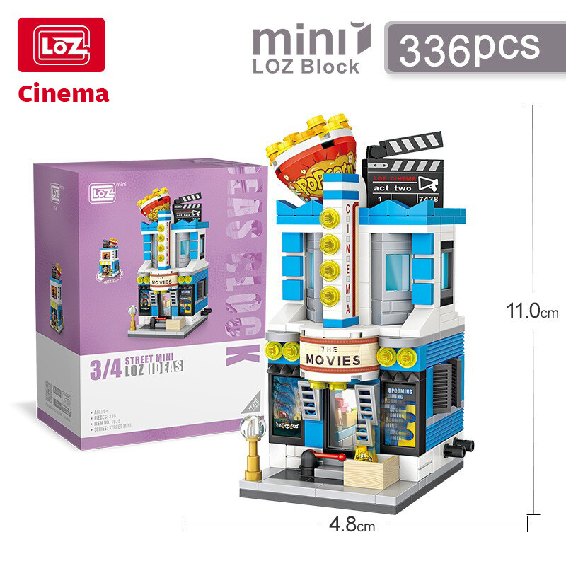 LOZ Mini Blocks Sets Food Street View Building Blocks Micro Bricks with ...