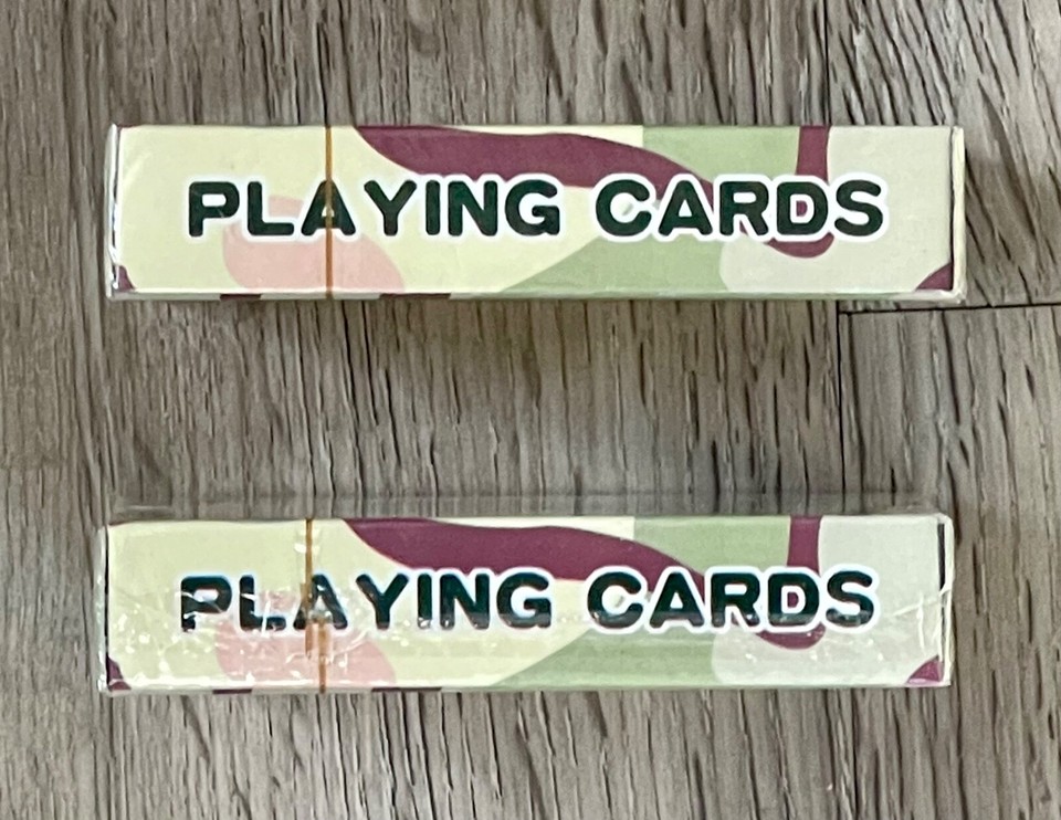 2 Sadam Saddam Hussein PLAYING CARDS Al-Tikriti Most Wanted Iraq War ...