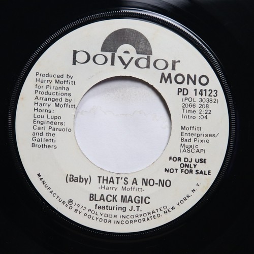 BLACK MAGIC - (BABY) THAT'S A NO-NO (BOTH SIDES) - SOUL 45 *PROMO* | eBay