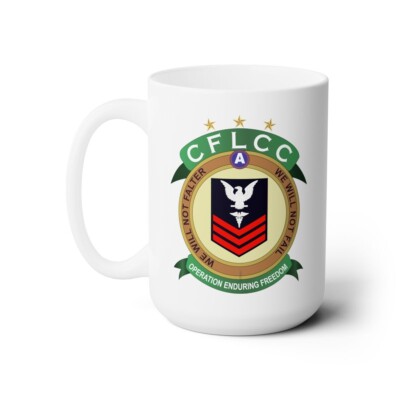 White Ceramic Mug - Navy - Operation Enduring Freedom wo DS - w HM1 | eBay