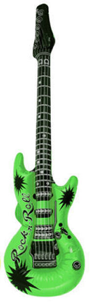 Inflatable Air Guitar - Choose From 16 Colours - 106cm Blow Up Rock ...