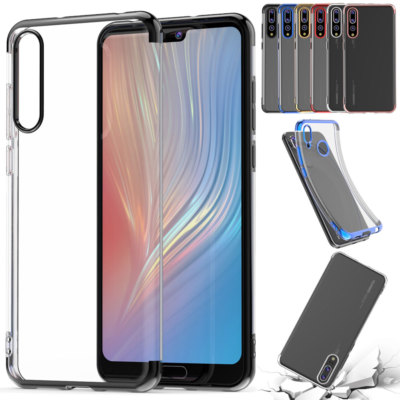For Huawei P20, P20 Pro, P20 Lite Shockproof Protective Clear Back CASE ...